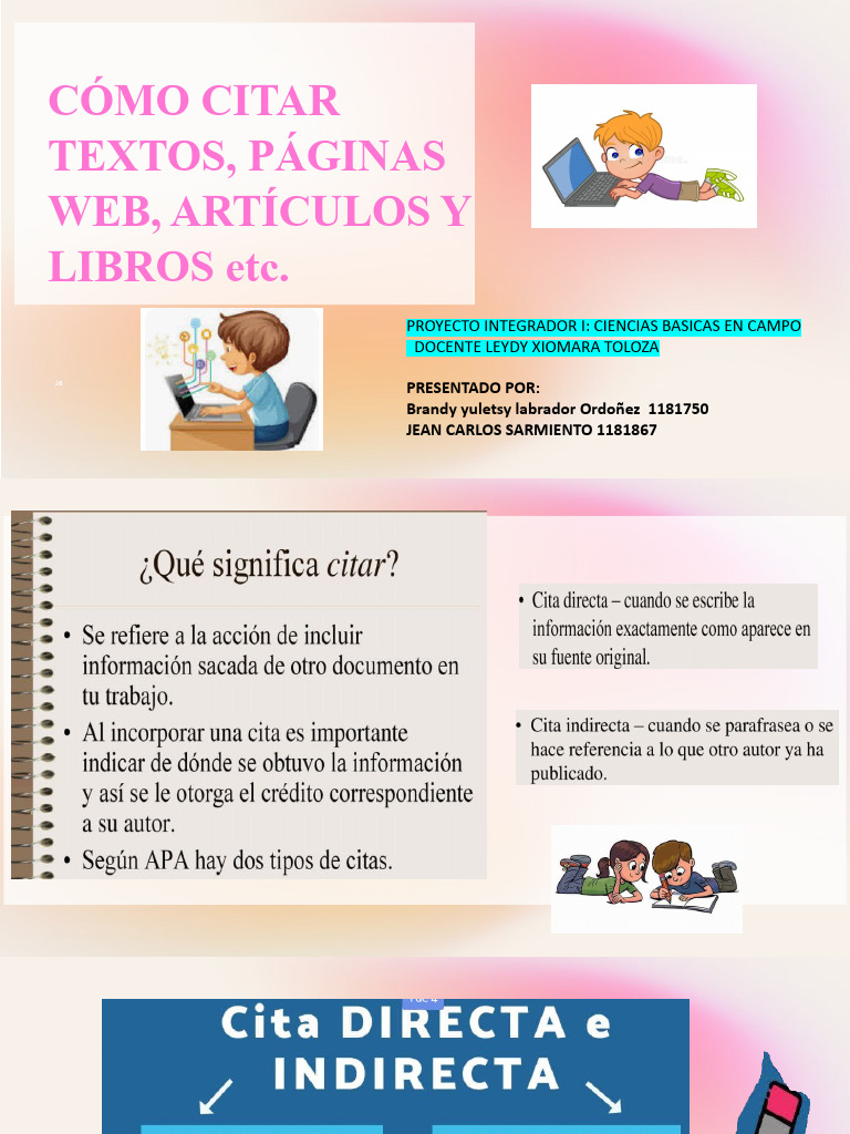 Guía para Citar Fuentes en Normas ICONTEC y APA | PDF | Publicación ...