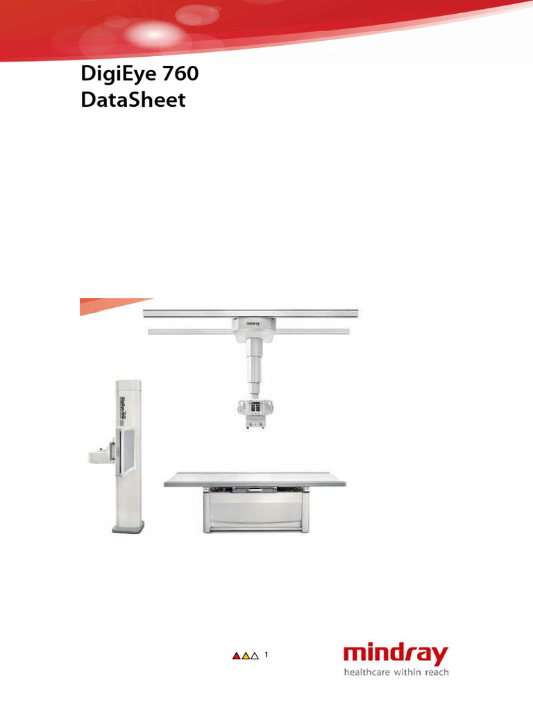 DigiEye 760 Datasheet | PDF | Vacuum Tube | Radiography