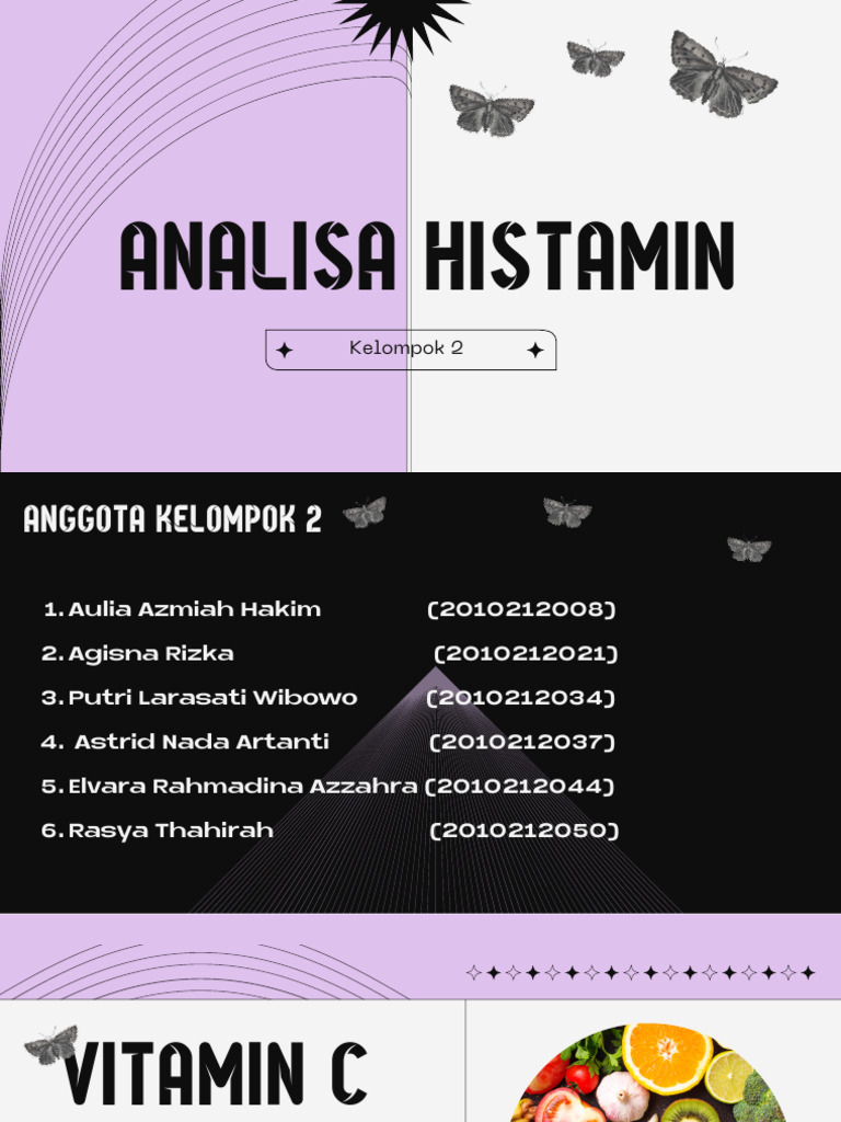 Analisa Histamin - Kelompok 2 | PDF