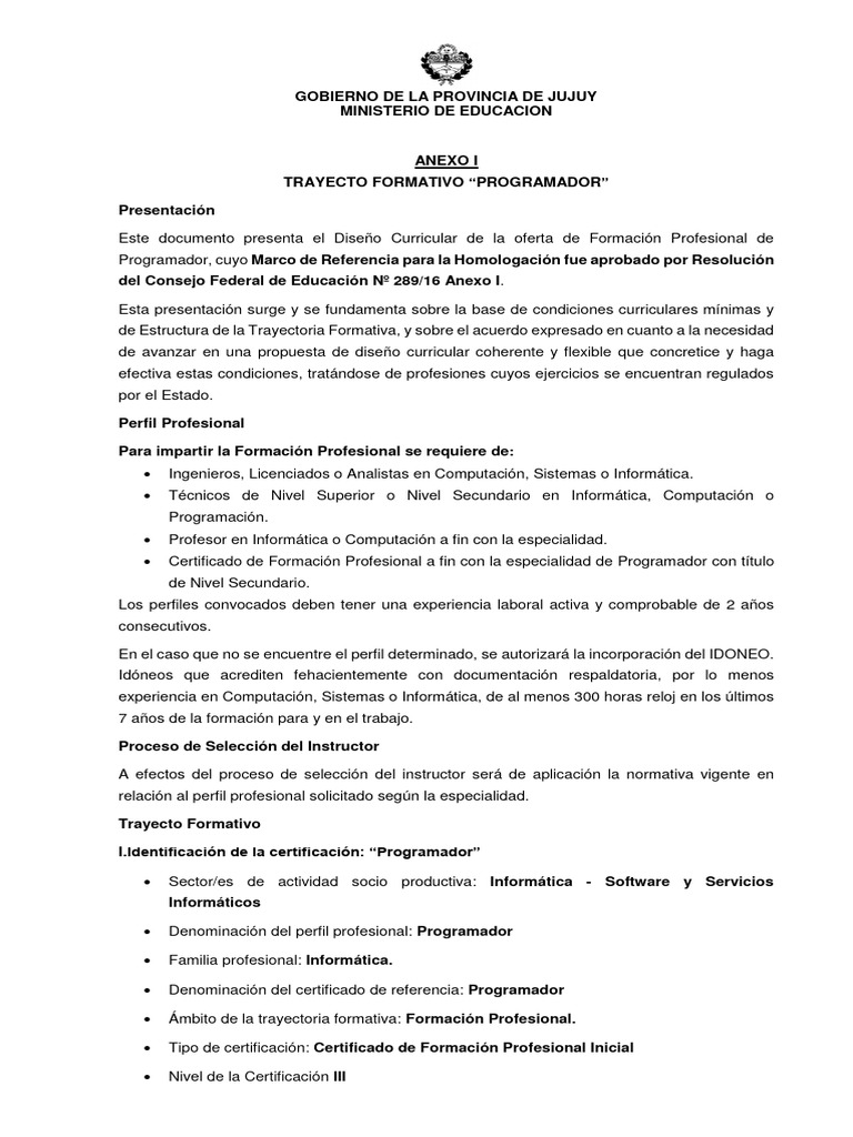ANEXO PROGRAMADOR | PDF | Software | Lenguaje de programación