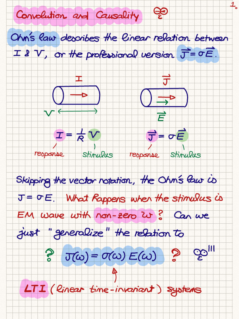 Convolution and Causality Basics | PDF | Convolution | Algebra