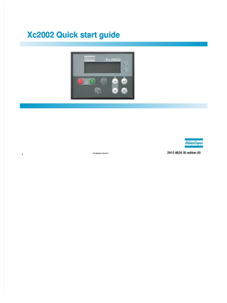 Atlas Control Compressor Portatil | PDF