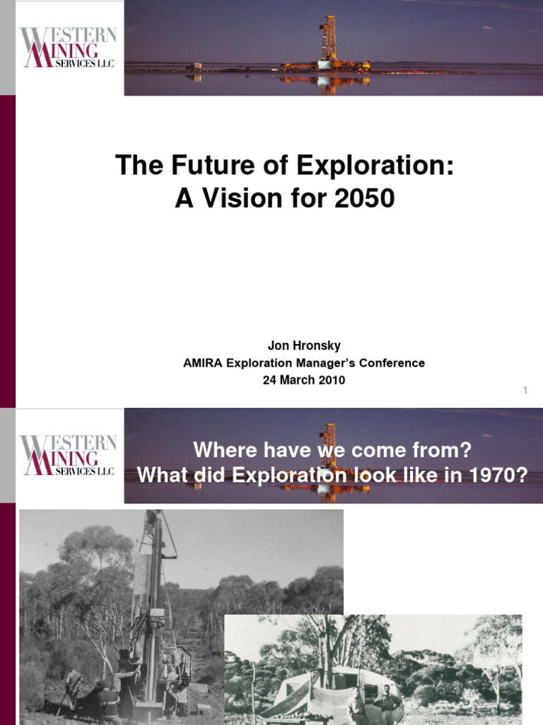 The Future of Exploration A Vision For 2050 | PDF | Geophysics ...