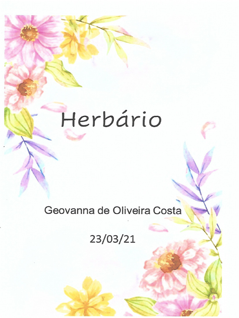 Biologia Herbario 230321 | PDF