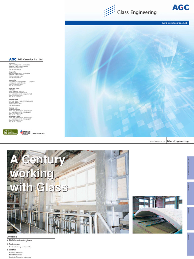 AGC Ceramics - Catalog | PDF | Refractory | Glasses