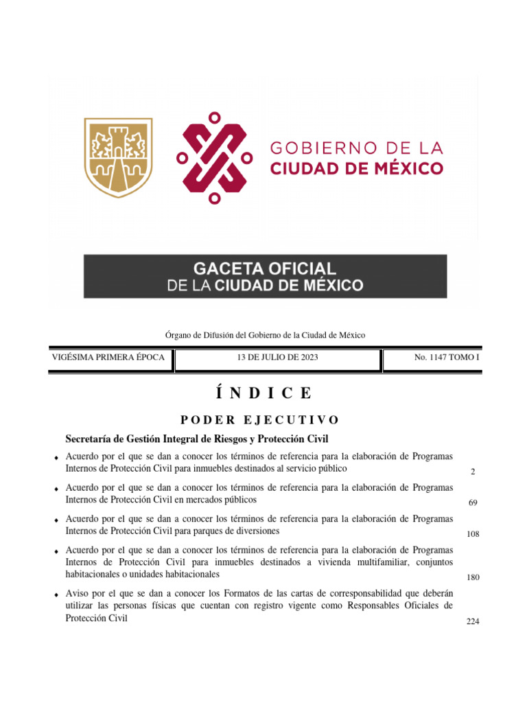 Elaboración de Programas Internos de Protección de Riesgos | PDF | Defensa Civil | México