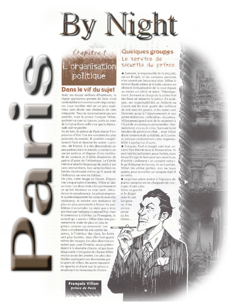 (VTM) Paris by Night | PDF