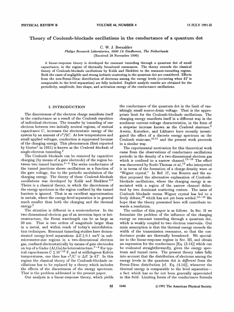 1991_Theory of Coulomb-blockade oscillations in the conductance of a ...