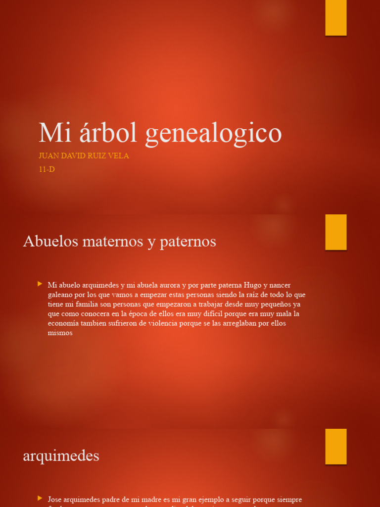 Mi Arbol Genealogico | PDF