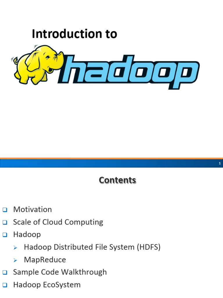 Lez.d-01-Hadoop (A) Intro | PDF | Apache Hadoop | Map Reduce Lez.d-01-Hadoop (A) Intro | PDF | Apache Hadoop | Map Reduce