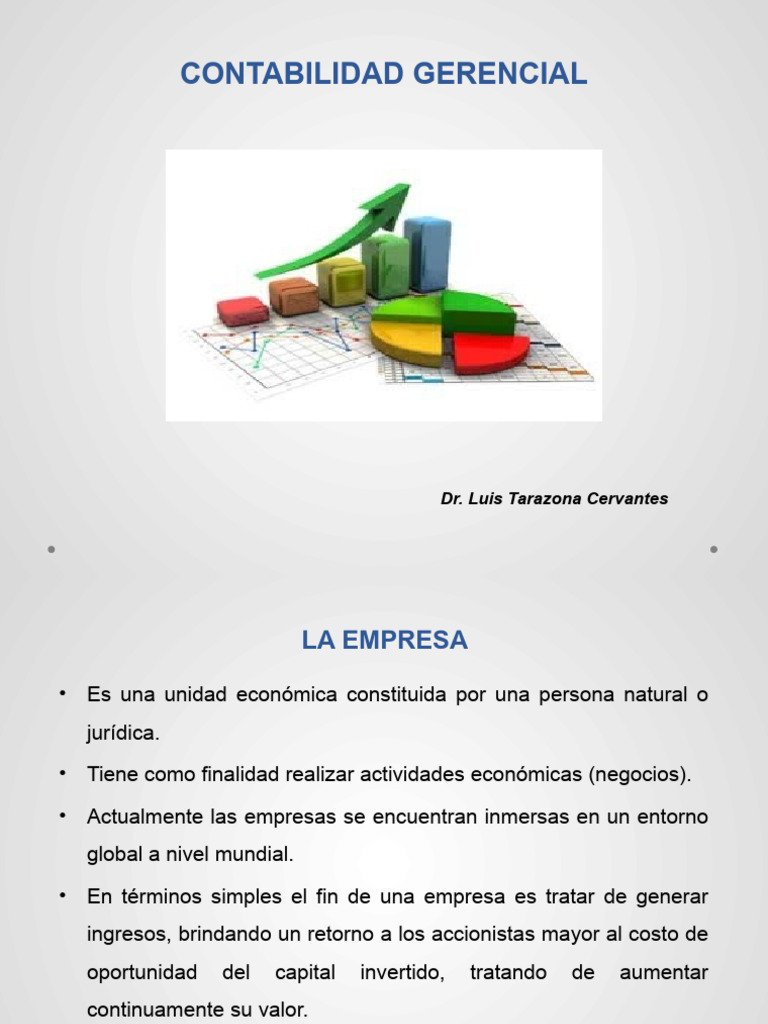 Fundamentos de La Contabilidad Gerencial | PDF | Contabilidad | Planificación