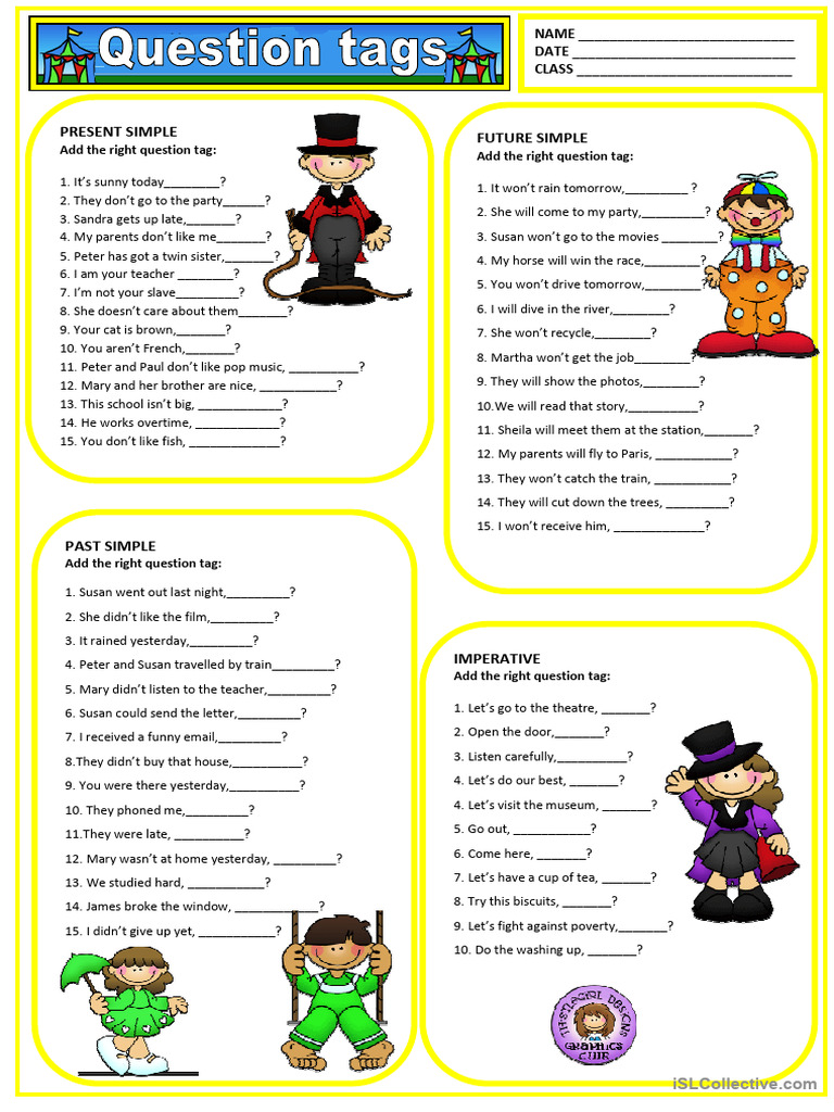 Question Tags 2 | PDF