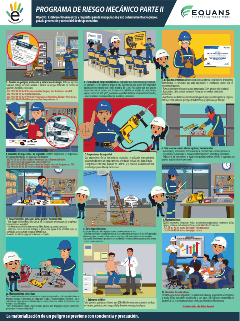 Guia Riesgo Mecánico Equans 2 | PDF