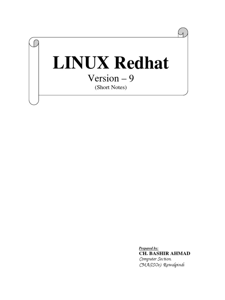 Linux Redhat Version 9 Pdf Computer File File Transfer Protocol