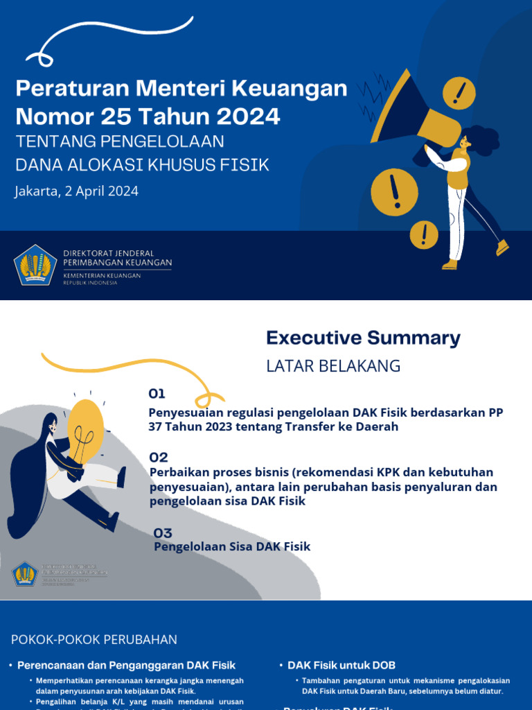 Bahan Tayang - DJPK-Dit. DTK | PDF