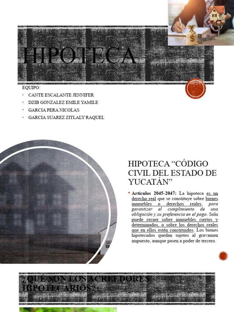 HIPOTECA | PDF | Pagos | Subrogación