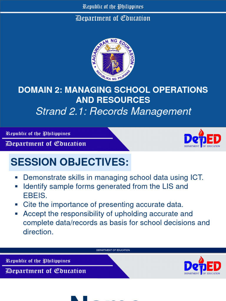 Domain 2 Strand 1.2 Records Management | PDF | Information Science