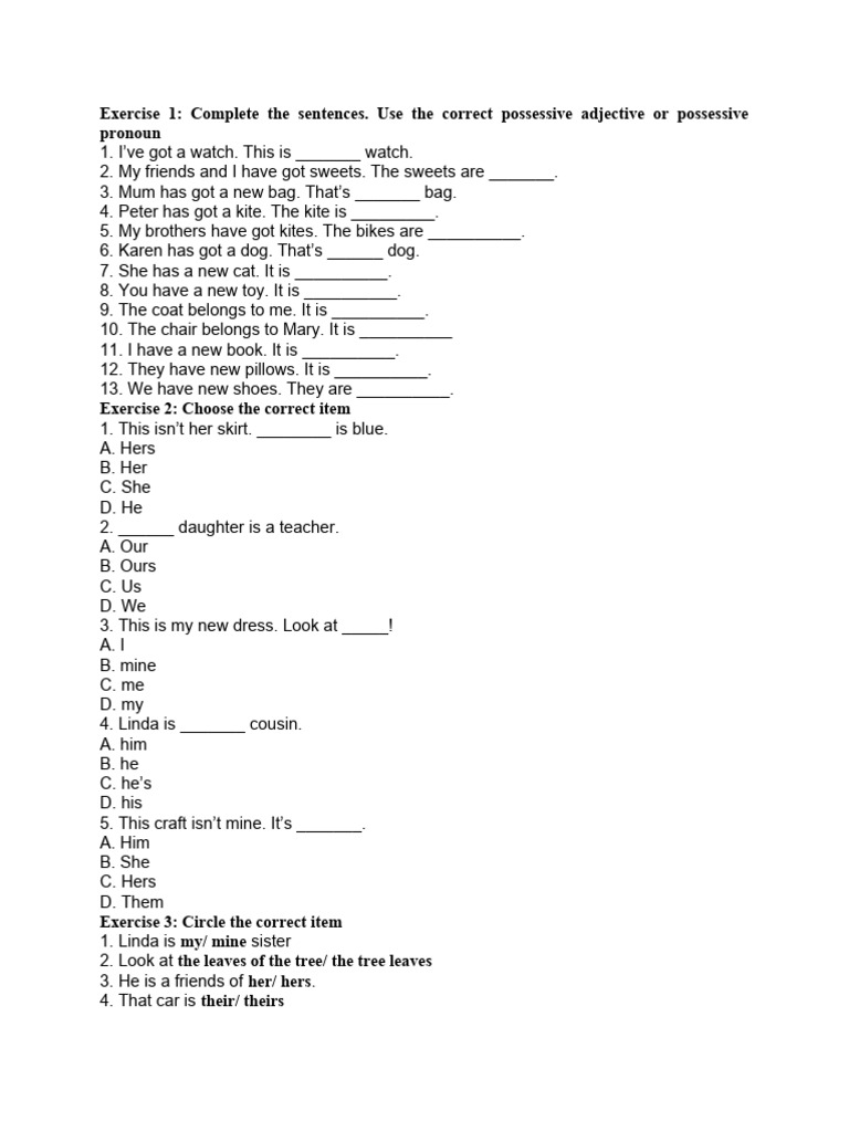 Exercise 1 | PDF | Language Arts & Discipline | Home & Garden