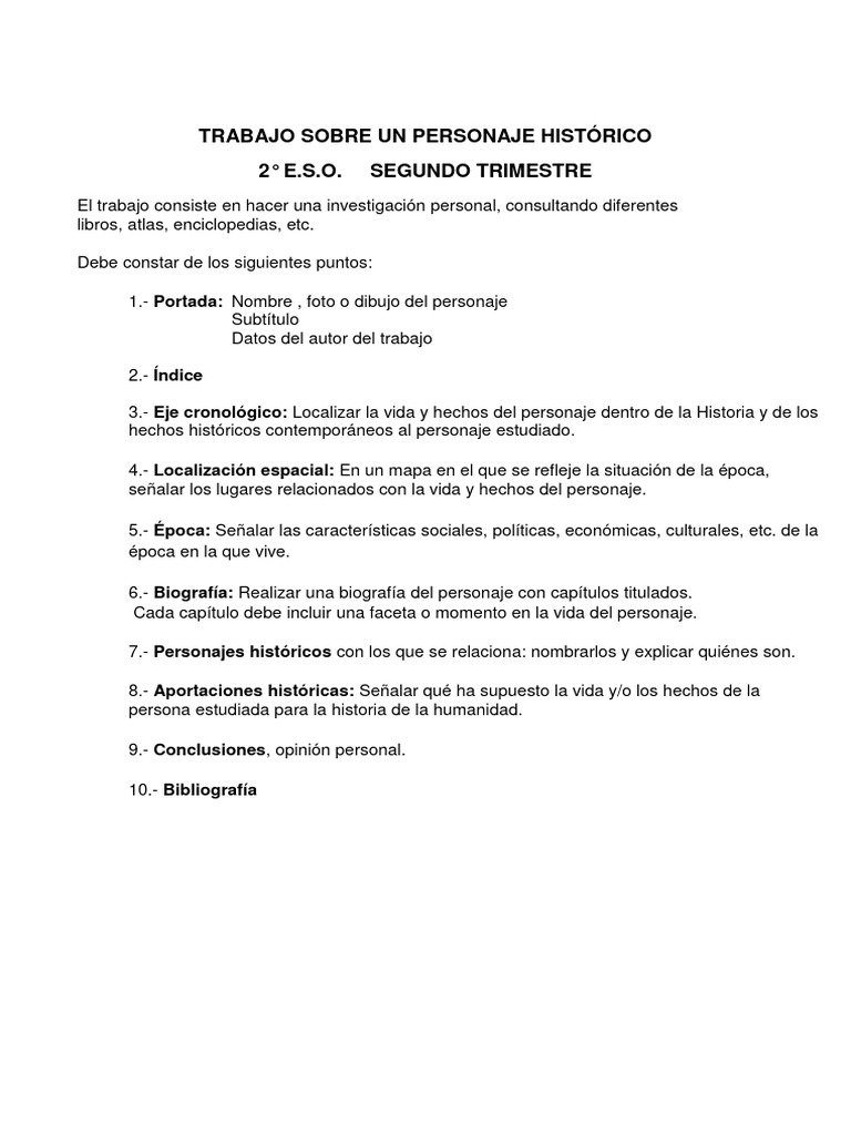 Trabajo de Un Personaje y Orientaciones | PDF