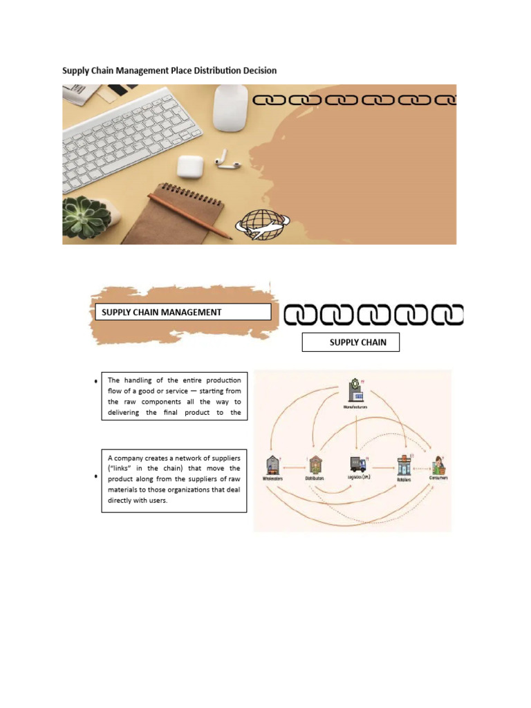 Supply Chain vs. Distribution Channels | PDF | Supply Chain | Supply Chain Management