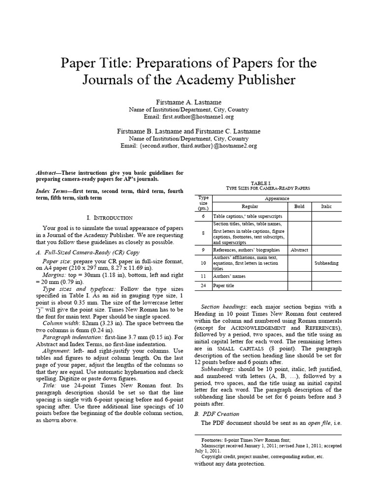 JCP Template | Download Free PDF | Note (Typography) | Text