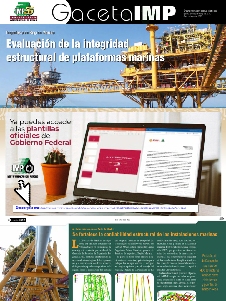 Gaceta-279-IMP-PLATAFORMAS | PDF | México | Ingeniería de confiabilidad