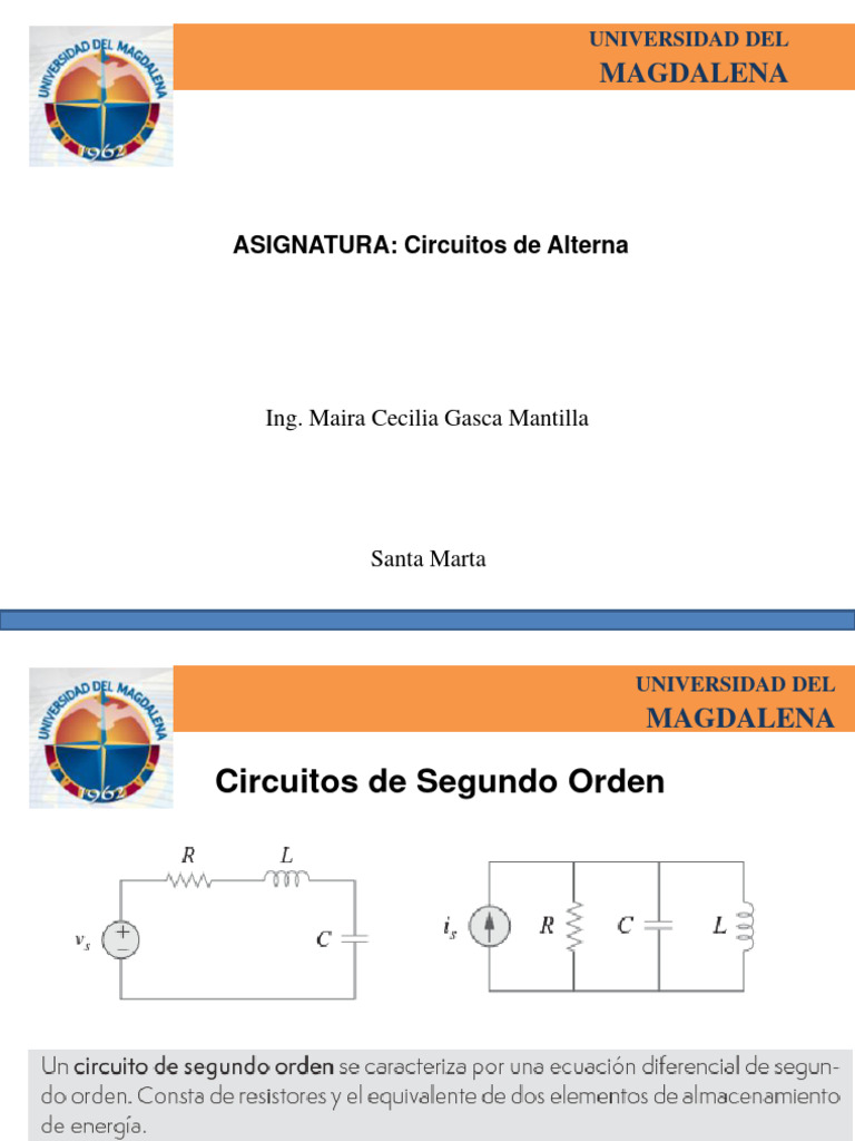 Tema 2. Circuitos RLC Segundo Orden | PDF