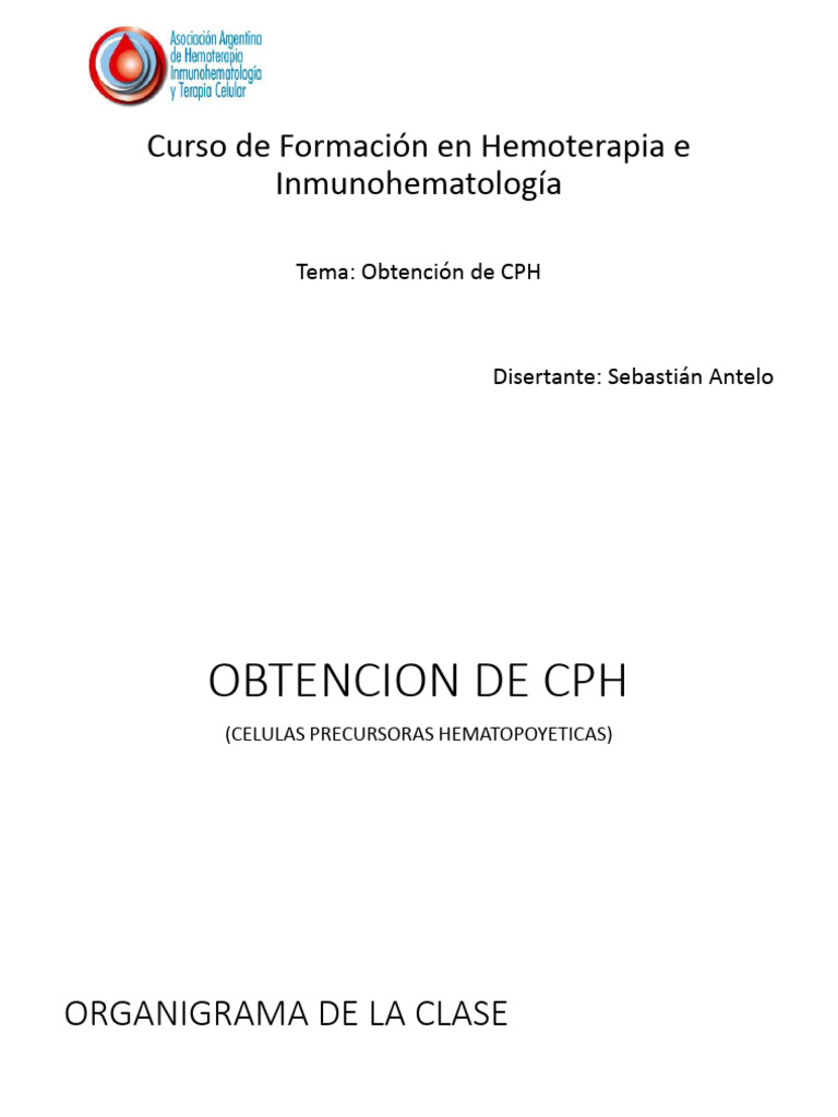 Obtencion de CPH | PDF | Médula ósea | Transplante de organo