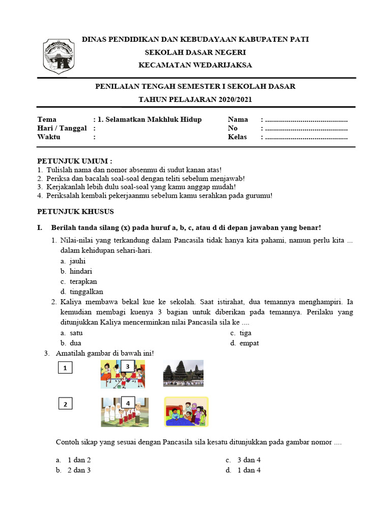 PTS Tema 1 (PKN &b.ind) | PDF