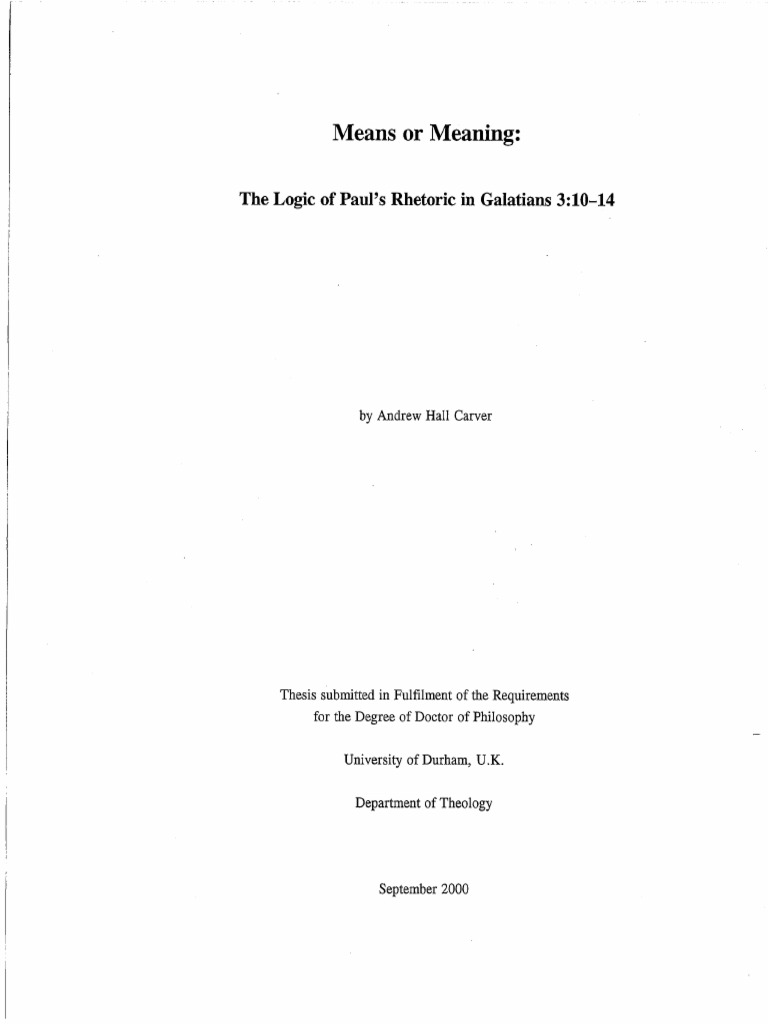 PHD Thesis Sample | PDF