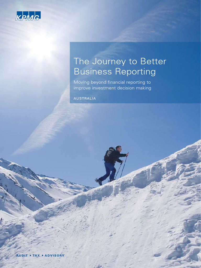 The Journey To Better Business Reporting 2010 | PDF | Strategic ...