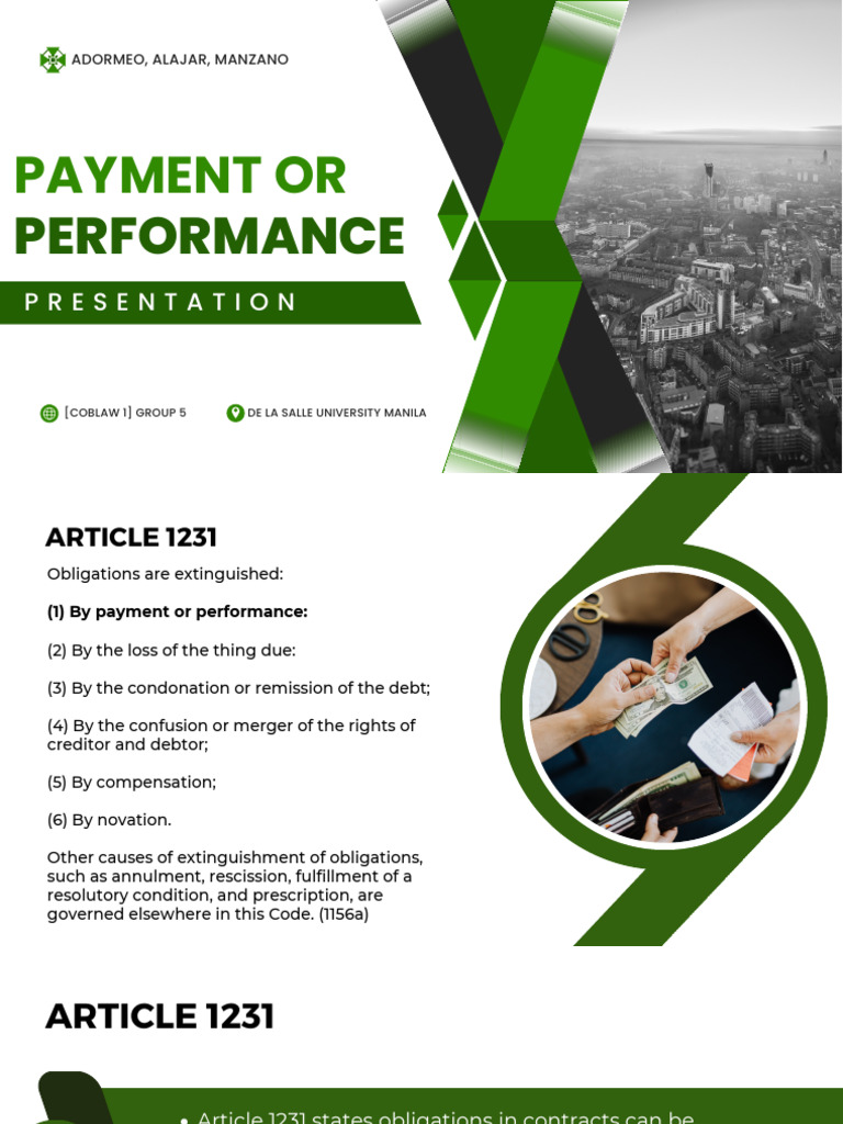 Contract Obligations Explained | PDF | Debt | Payments
