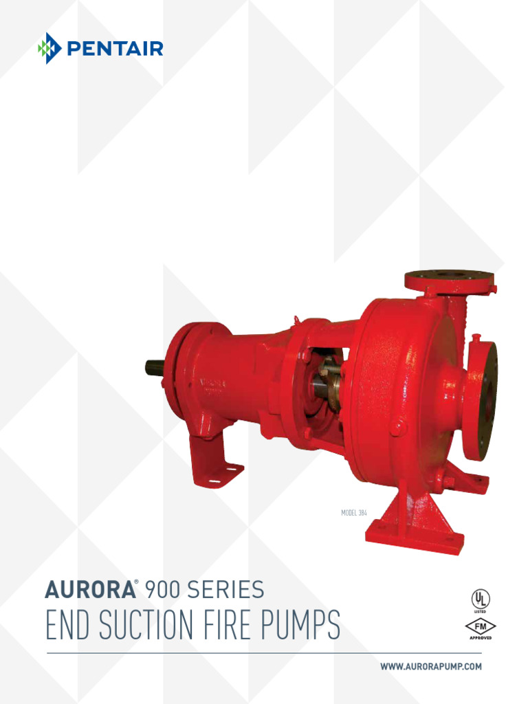 Aurora End Suction Fire Pumps Brochure | PDF | Pump | Hydraulics