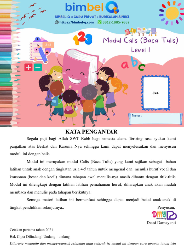 Level 1 - Modul Calis (Baca - Tulis) | PDF