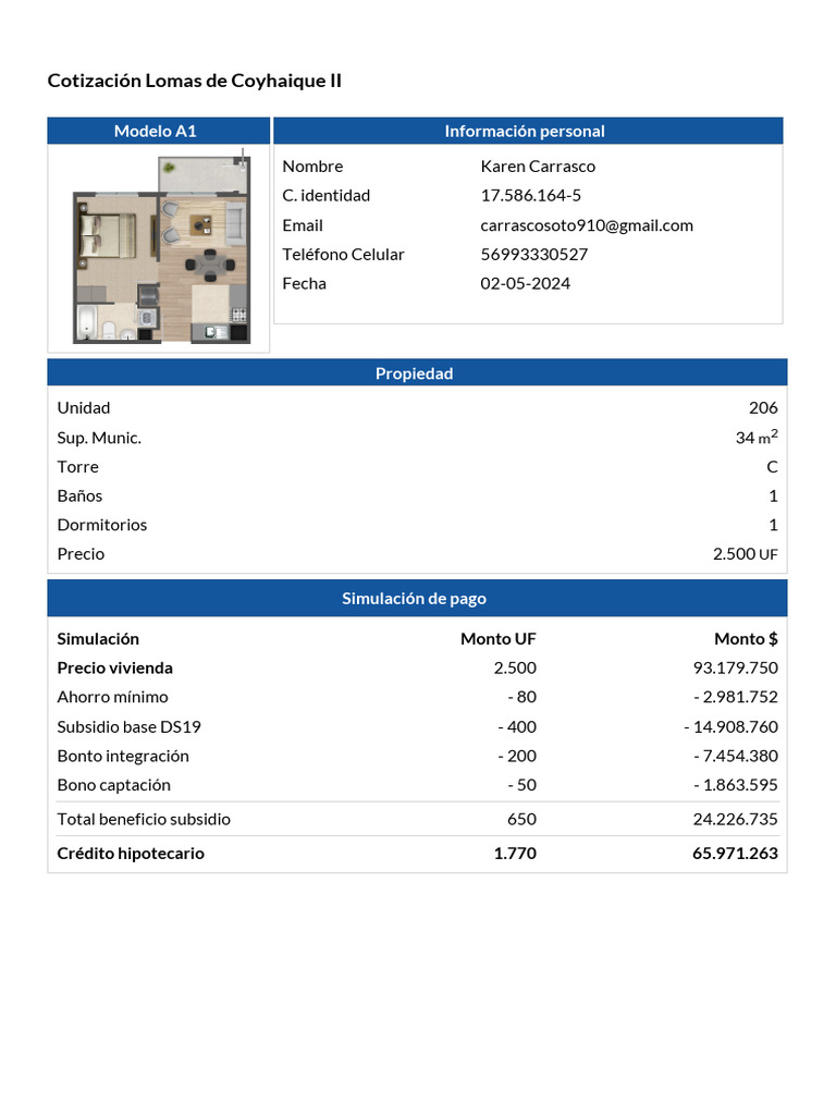Cotizaci Ã N | PDF | Economias