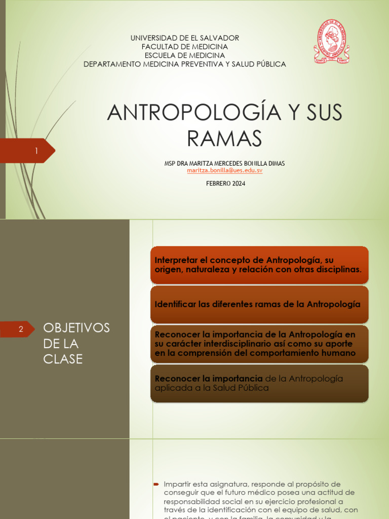 Antropología y Sus Ramas Modificada | PDF | Antropología | Evolución