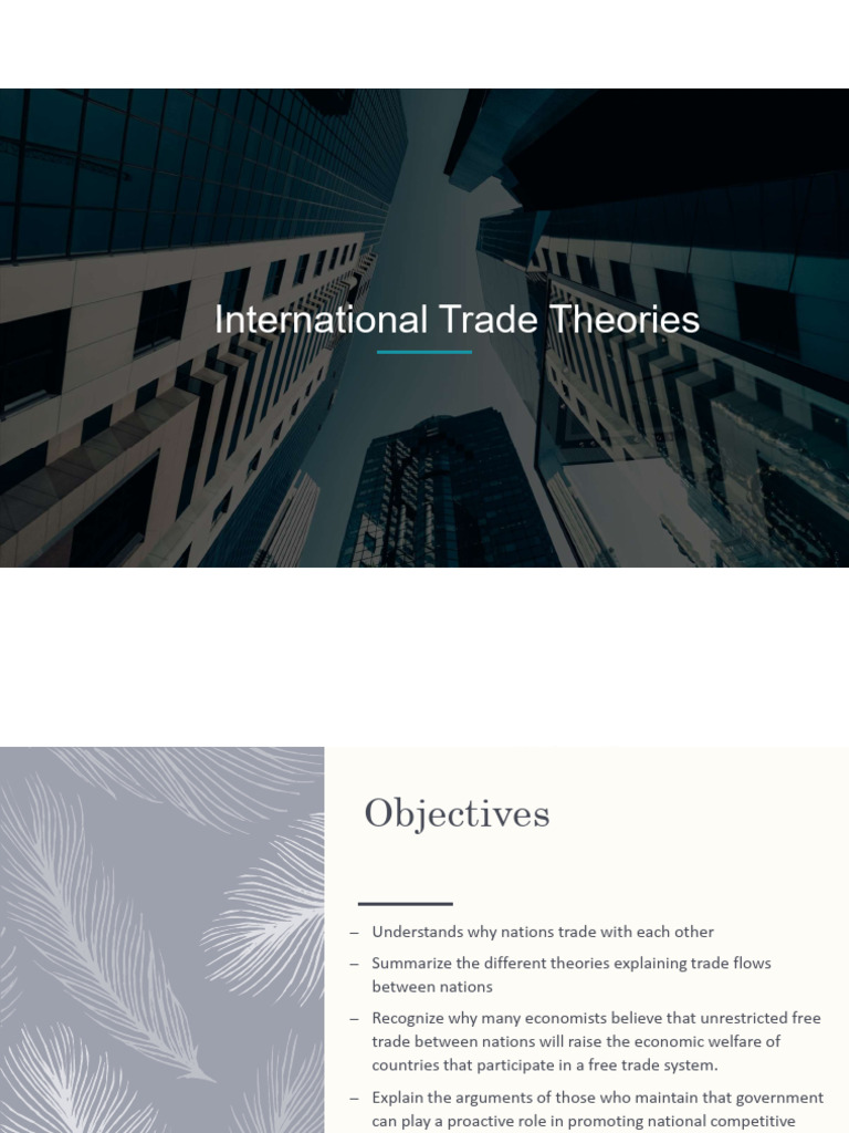 Slides Chapter 2 (PDF) (ENG) Theories of International Trade | PDF ...