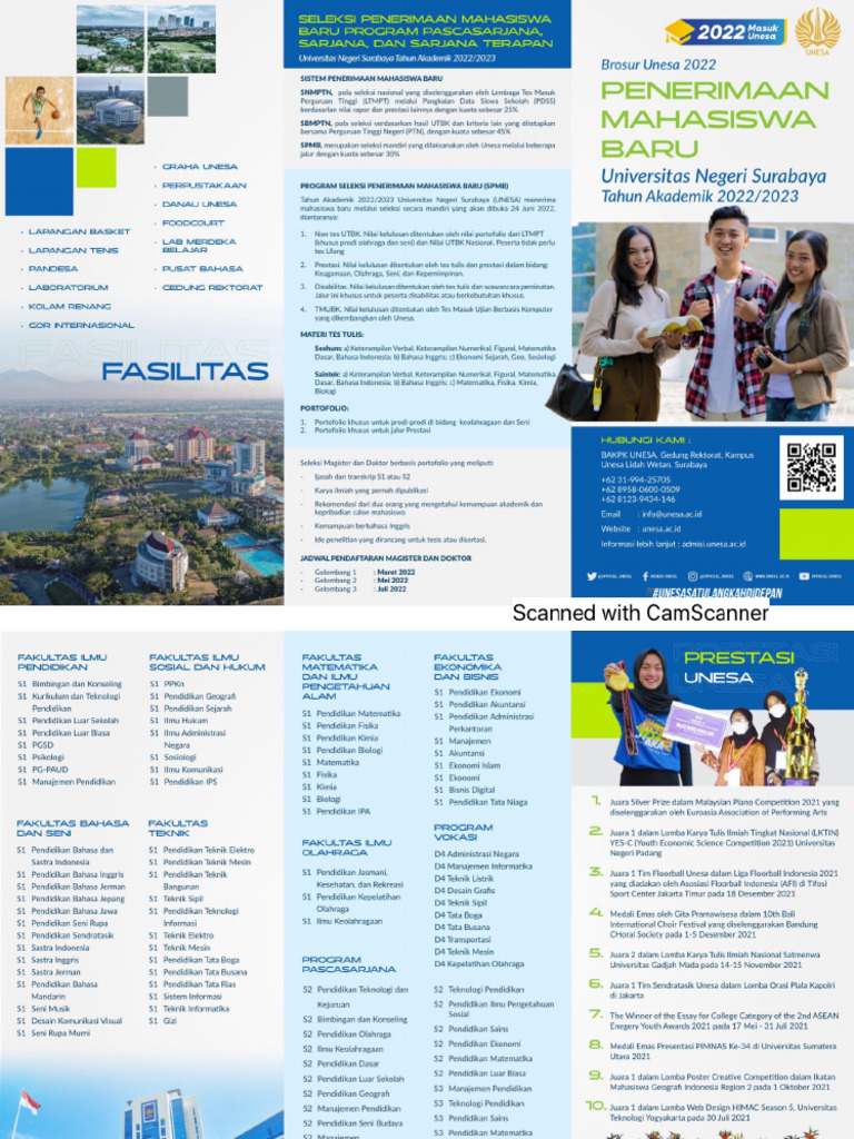 Brosur Unesa | PDF
