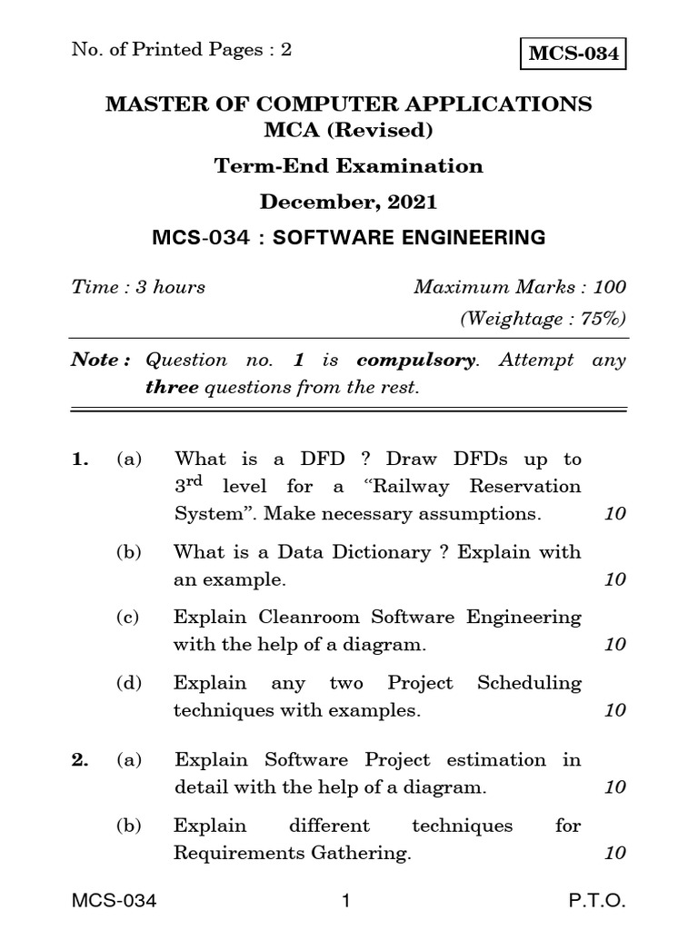MCS 34 | PDF | Computers