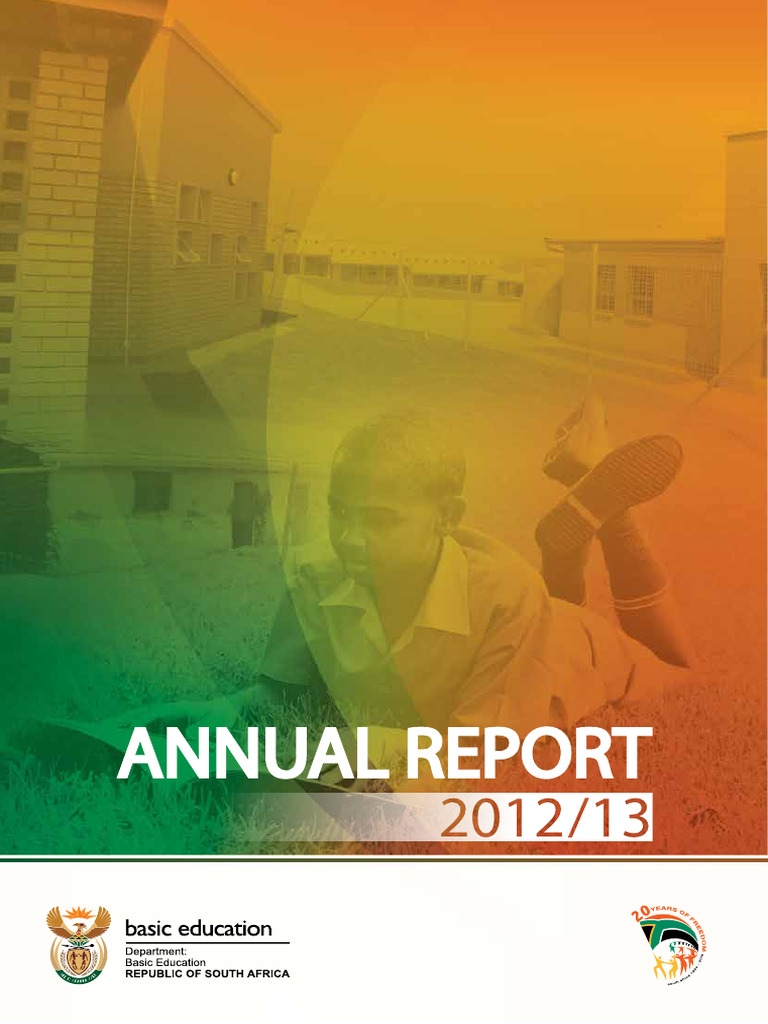DBE Annual Report 2012-13 | PDF | Governance