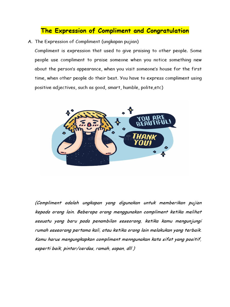 Ungkapan Pujian dan Selamat | PDF | Karier & Perkembangan