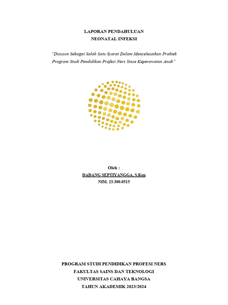 LP Neonatal Infeksi | PDF | Sains & Matematika