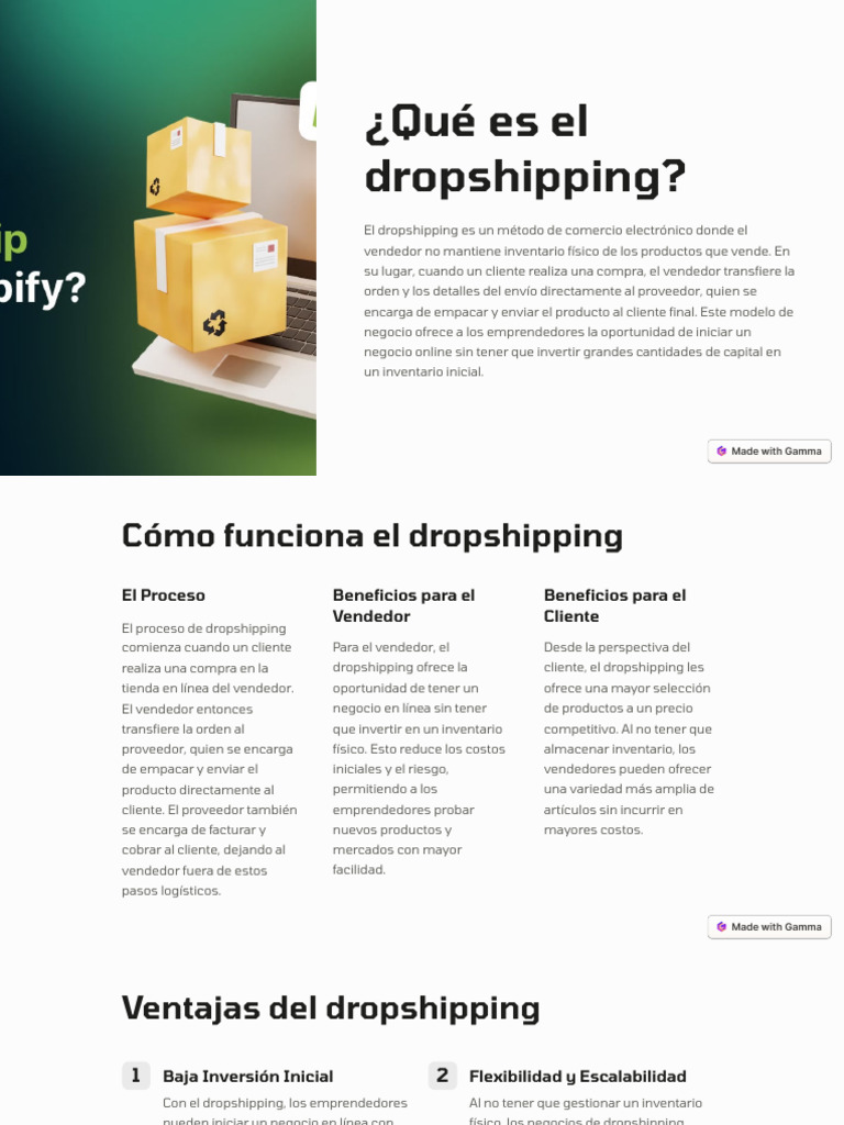 ¿Qué es el dropshipping? | PDF | Marketing | Las compras en línea