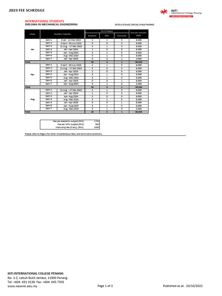 IICP 2023fee Int DipME-merged | PDF | Payments | Cheque