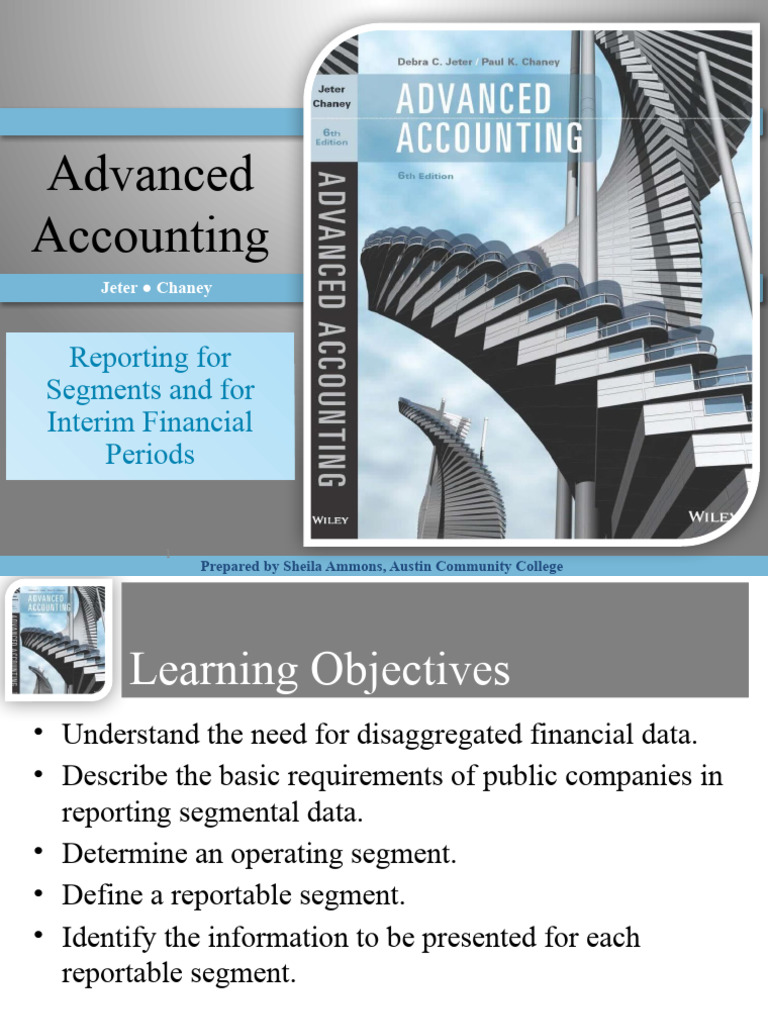 Reporting For Segments and For Interim Financial Periods | PDF ...