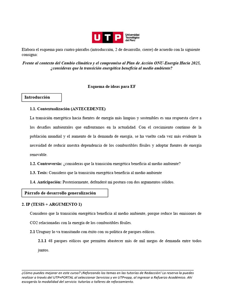 Semana 17 - Tarea - Esquema de Producción para El Examen Final | PDF ... Semana 17 - Tarea - Esquema de Producción para El Examen Final | PDF ...