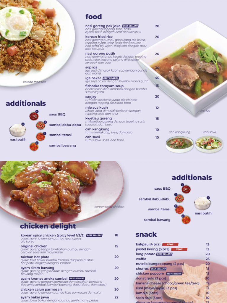 071123 - MENU | PDF