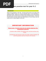 ACER Hast Sample Question Booklet 2023 | PDF | Thought | Reading ...