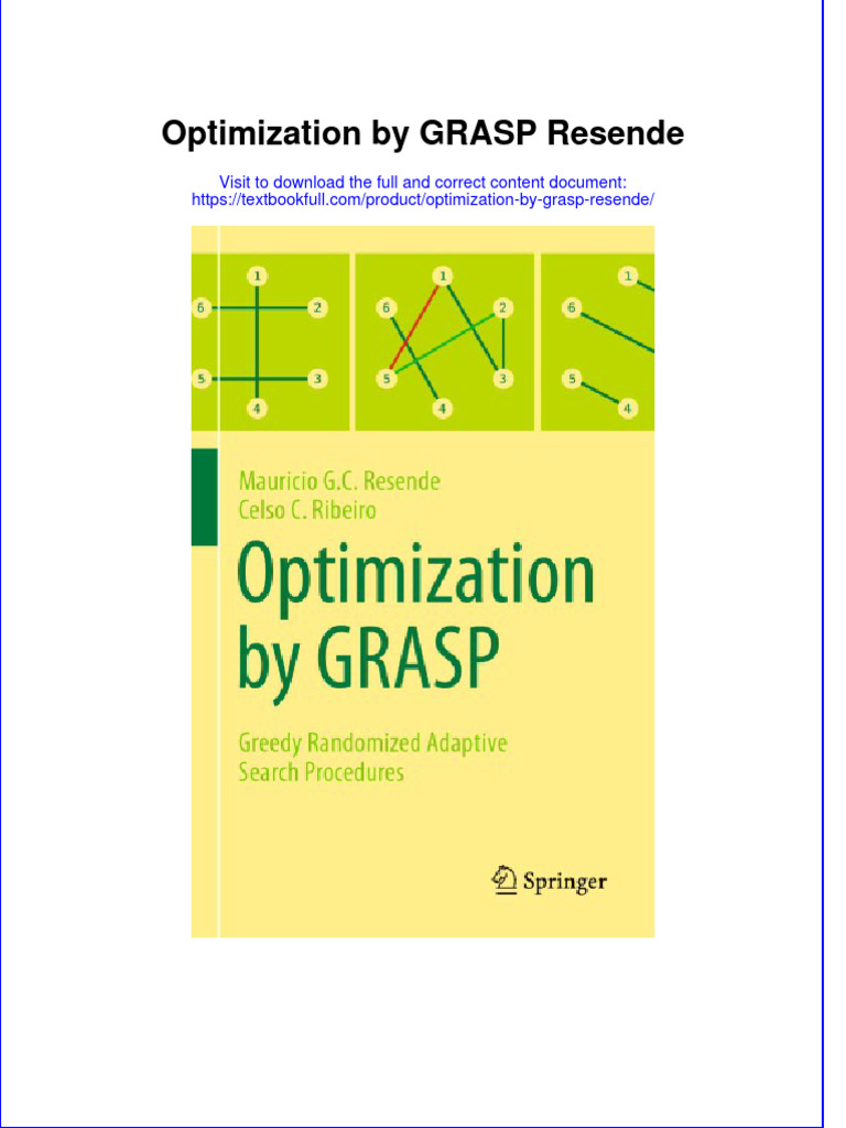 PDF Optimization by Grasp Resende Ebook Full Chapter | PDF ... PDF Optimization by Grasp Resende Ebook Full Chapter | PDF ...
