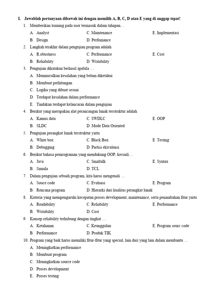 Soal PAS Informatika Kelas 12 Semester 1 | PDF | Komputer